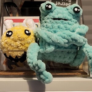 Fuzzy Crochet Baby Birds, Handmade Chicken Plushie, Handmade Mallard ...