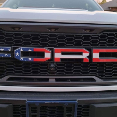 2017-2020 Ford Raptor American Flag Grille Letters - Etsy