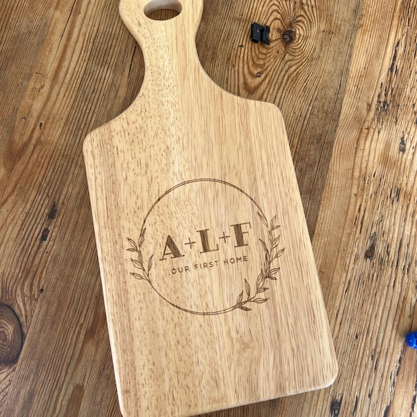 Personalised Custom Engraved Wooden Serving Board Cheese Board Serving ...