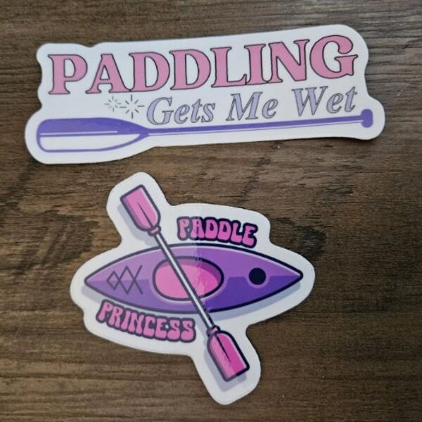 Paddle Princess Kayak Sticker Kayak With Paddle Sticker for Girls That ...