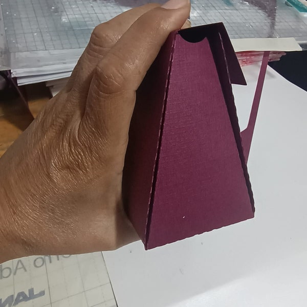 Purse Invitation Card Box | Template | Cutting File | SVG .studio ...