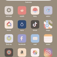 Aesthetic Study and Productivity App Icon Pack | 100+ Cute Hand Drawn ...