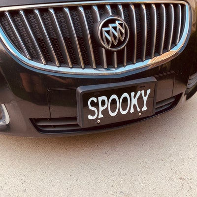 X-files Inspired SPOOKY Fox Mulder Car Tag / License Plate - Etsy