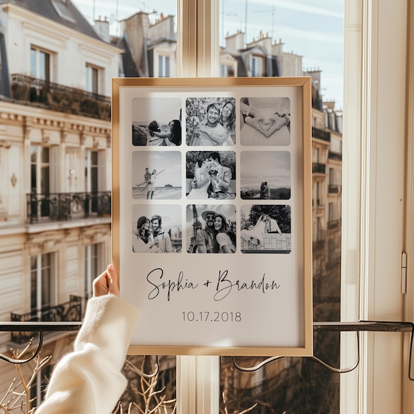 Social Media Wall Art Mockup Video With Person, 1x1 & 9x16 Aspect Ratio ...