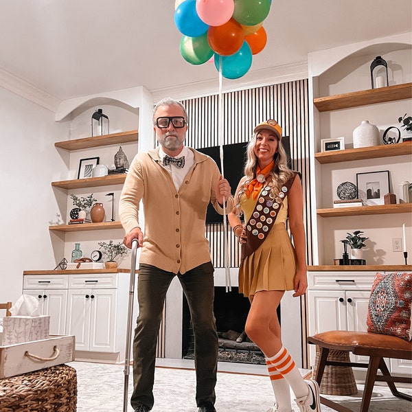 Russel UP Inspired Costume Kids & Adult Sizes, Sash W/ 1 1/4" Buttons ...