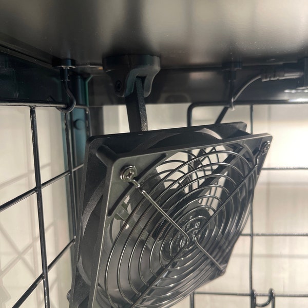 Magnetic Fan Mount (120mm) for Ikea Greenhouse Cabinet - Etsy