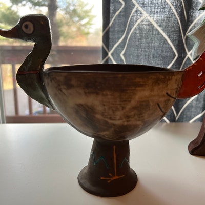 Green Pottery Planter Native American Decor Native American - Etsy