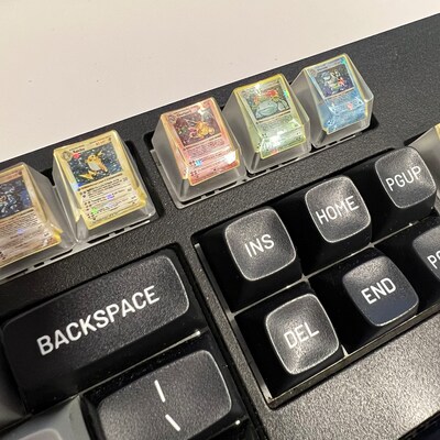 Miniature Holo Pokemon Card Keycaps Base Set - Etsy