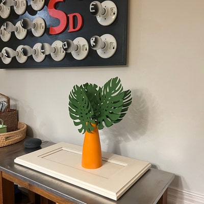 Monstera Garland, Tropical Greenery, Liana, Felt Garland, Banner ...