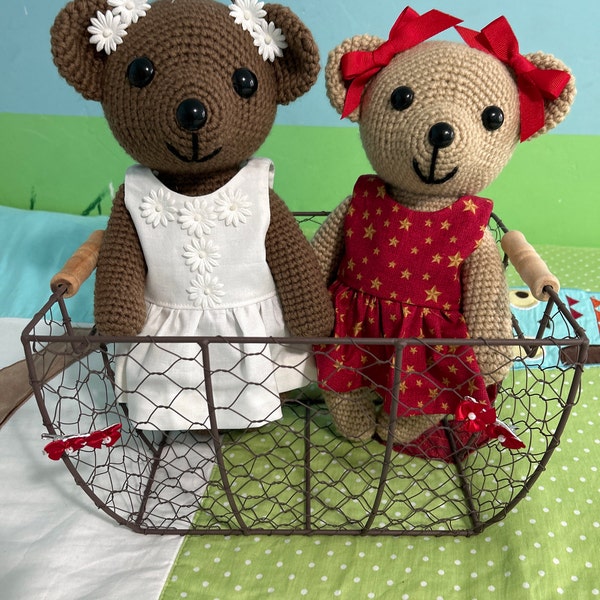 TEDDY BEAR DRESS Pdf Pattern Fits 15-18 Inch Teddy Bears Such as Build ...