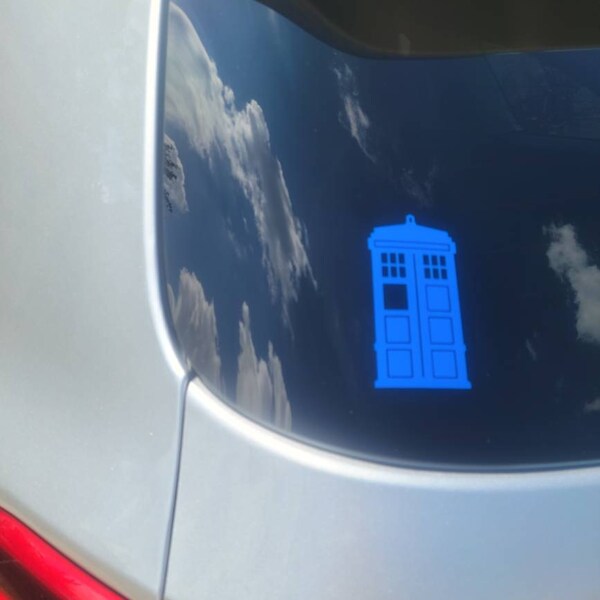 Tardis Decal Good for Car Truck Laptop Window. Sticks to Any Clean ...
