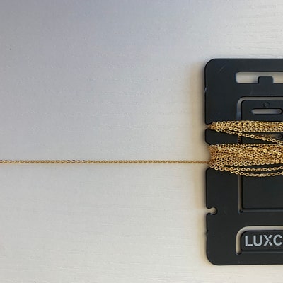 Gold Rolo Cable Chain by Yard, Cable Rolo Chain by Foot, Wholesale Bulk ...