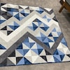 Pathways 2023 Queen Grey-blue Colourway Quilt Pattern, Contemporary ...