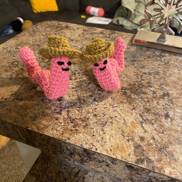 Worm in a Cowboy Hat Amigurumi Pattern PDF - Bug - Stampede - Insect ...