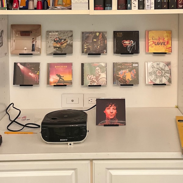 CD Wall Mount Display Shelf - Etsy