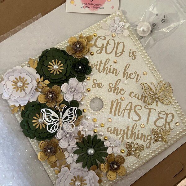 Custom Graduation Cap Topper Personalized Grad Cap - Senior Class of ...