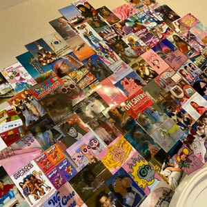 90s Aesthetic Wall Collage Kit, Retro Wall Art, Vintage Room Decor ...