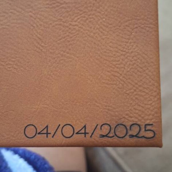 MINI - PORTFOLIO Personalized Leather With Notepad, 7" X 9" Customized ...