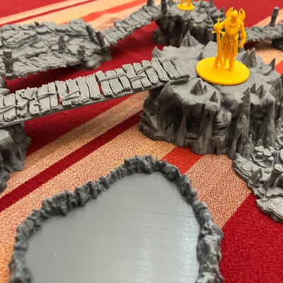 Dnd Terrain Demon Burbling Pits Dnd D&D 28mm Miniature Terrain ...