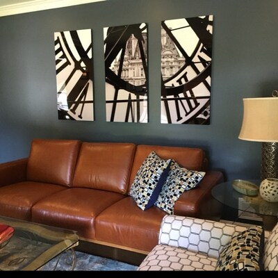 Musee D'orsay Triptych France Photo Artistic Decor Clock - Etsy