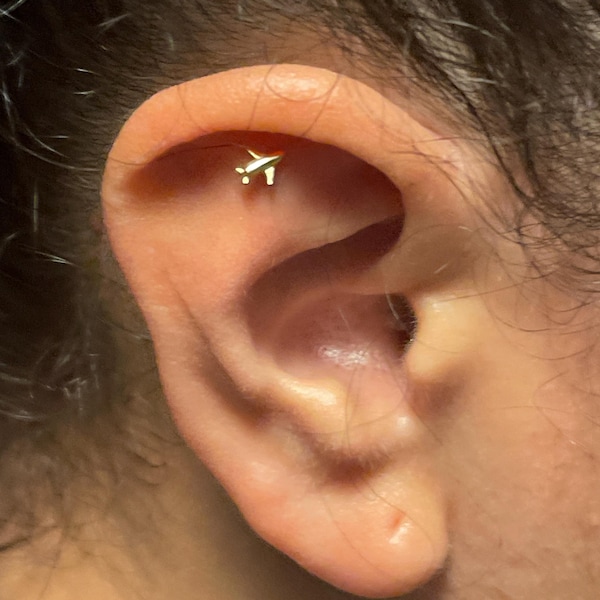 Double Septum Ring, Crescent Moon Hoop, Daith Hoop, Hinged Clicker Hoop ...