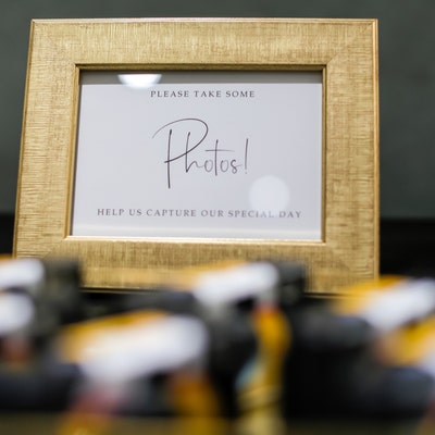 Editable Disposable Camera Wedding Sign Camera Sign Editable - Etsy UK