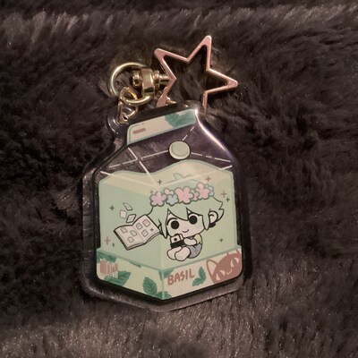 OMORI Charm OMORI Keychain Milk Set Sunny Charm Aubrey Charm Kel Charm ...