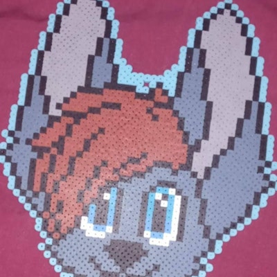 Custom Fursona Perler Badges - Etsy