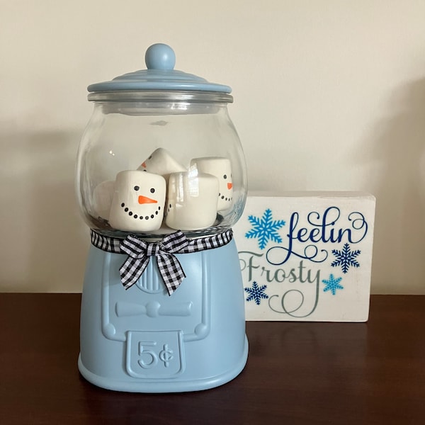 Glass Popcorn Cart Canister/container - Etsy