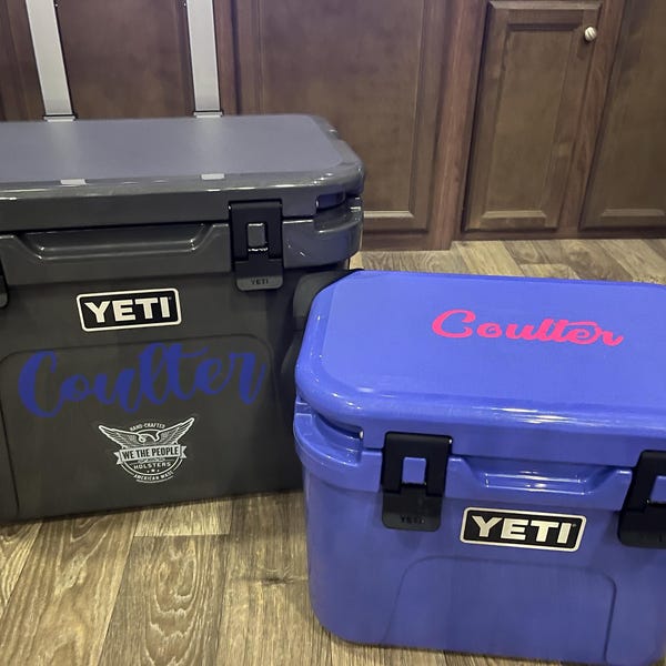 Cooler Box Decals - Custom Cooler Decals - Personalized Cooler Decals ...