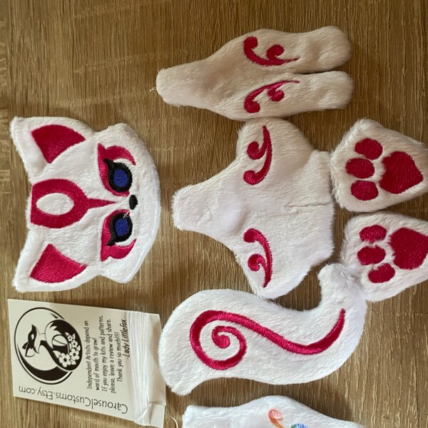 DIY KIT - Kitsune Plush - Littlefox's Toebeans - Japanese Spirit Fox ...