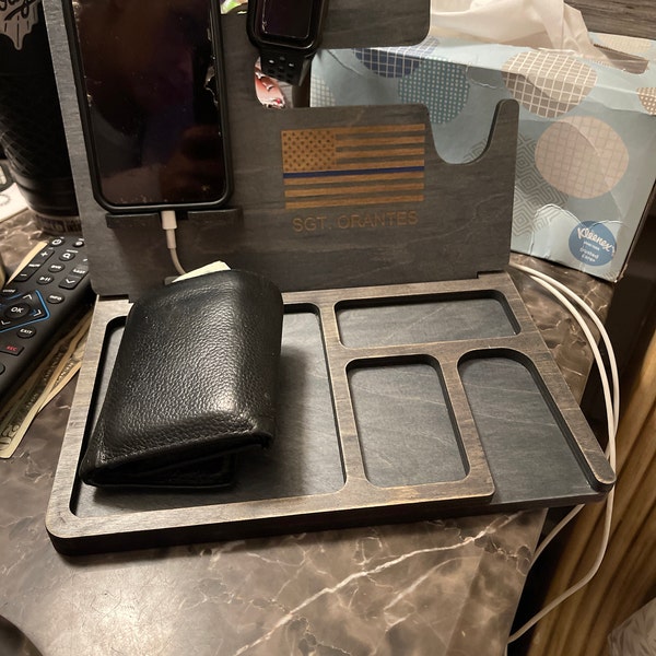 Wooden Docking Station, Police Officer Docking Station, Wood Stand for ...