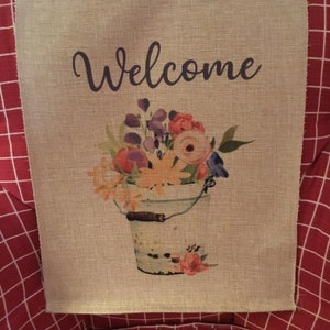 Spring Floral Pail Spring Sublimation Home Sublimation - Etsy