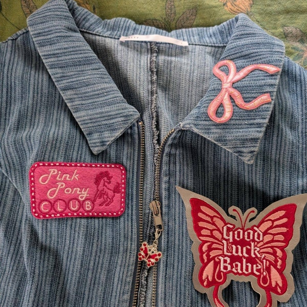 Large Spine Vertebrae in White or Black Iron-on or Sew-on Patch ...