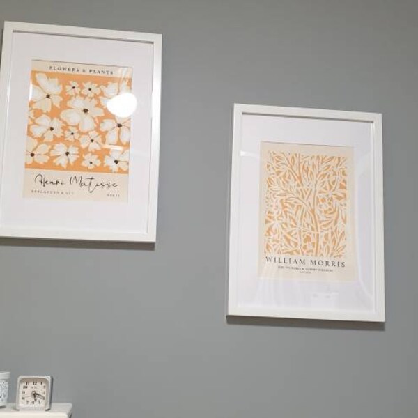 Dreamy Cloud Prints, Set of 3, Beige Wall Art, Above Bed Prints ...