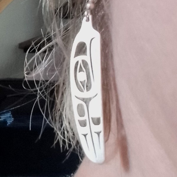 Canadian First Nations, Sterling Silver and 18K Gold Round Eagle ...