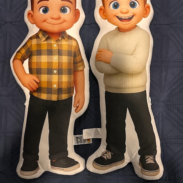 Personalized Photo DIY Humanoid Cushion Couple Toys Dolls Stuffed ...