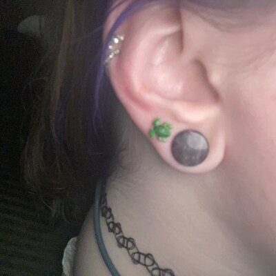 16G Tiny Frog Internally Threaded Cartilage Stud/daith Studs/tragus ...