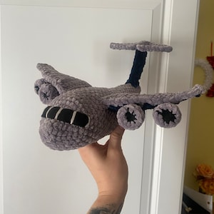 Crochet Pattern Airplane Nursery Like Boeing C17, Amigurumi Plane ...