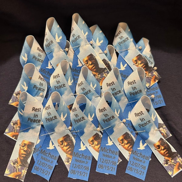 PSD File Download /photoshop File / Memorial Ribbon / RIP Ribbon / Rest ...