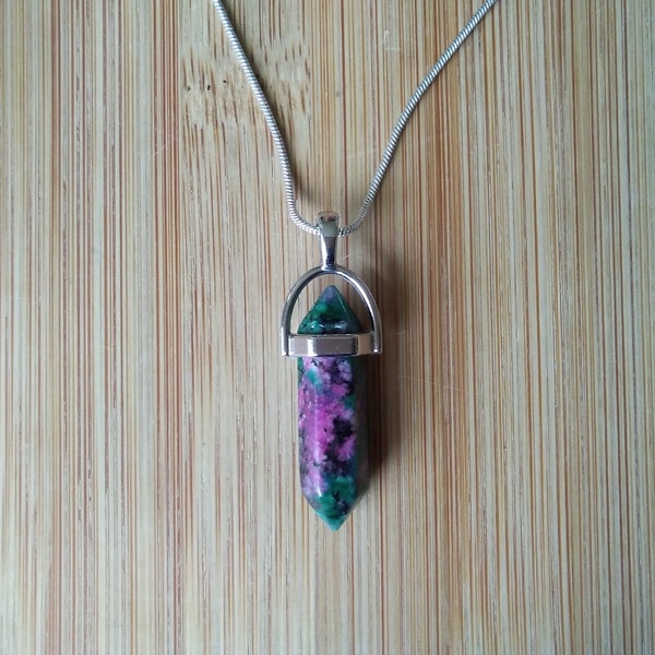 Crystal Point Healing Crystal Choker Necklace Amethyst Lapis Rose ...