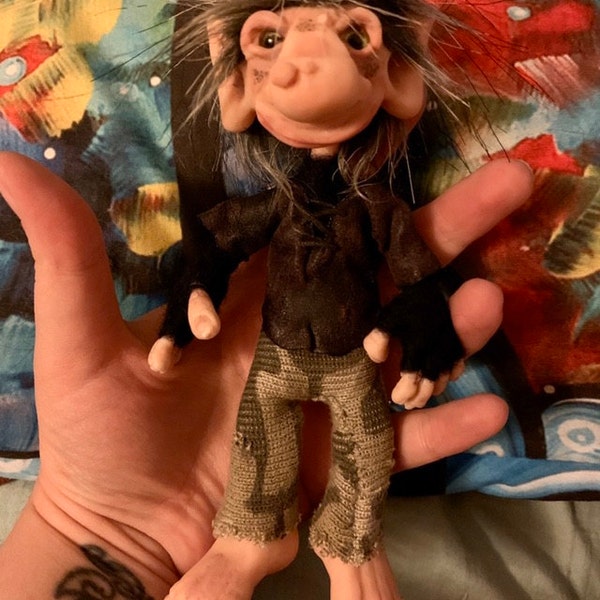 Ned the Cranky Australian Emu. Ooak Handmade Posable Art Doll. Gothic ...