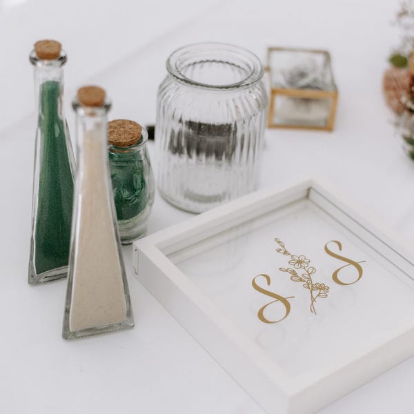 Wedding Sand Ceremony Photo Frame - Unity Sand Ceremony - Photo Frame ...