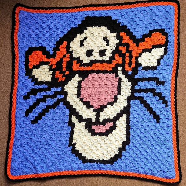 C2C Crochet Winnie the Pooh Pattern PATTERN ONLY - Etsy