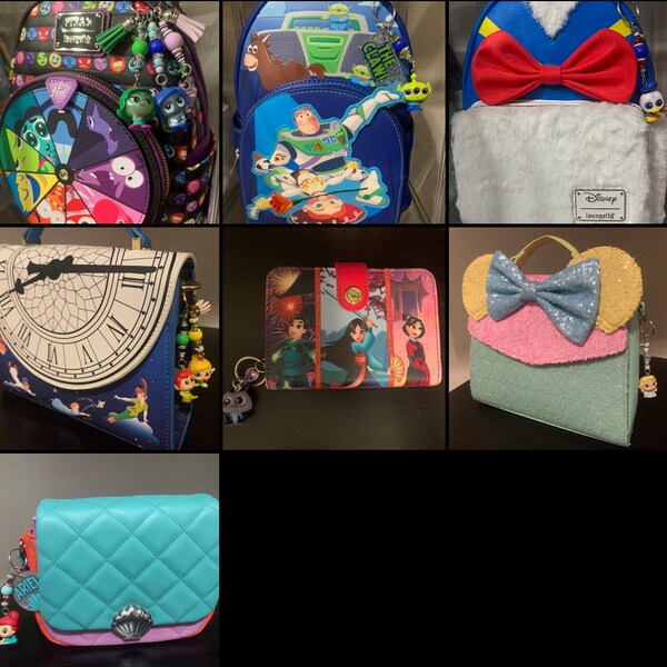 Lotso the Bear From Toy Story Glitter Keychain Doorables - Etsy