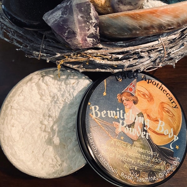 Vegan Bewitching Body Powder Vintage Body Powder - Bewitched Magick ...