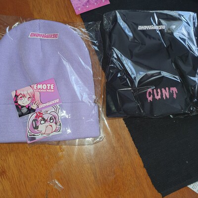 Pastel Goth Drippy Eyeball Embroidered Beanie - Etsy