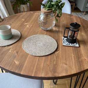 DIY // Ellipse Oval Solid Pine Table Top - Etsy UK