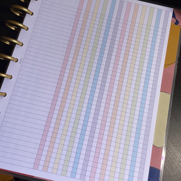 Big Teacher Happy Planner Classroom Checklist Printable Insert, Teacher ...