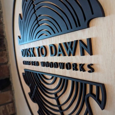 Acrylic Laser Cut 3D Logo Business Logo Sign Custom Sign Custom Acrylic ...